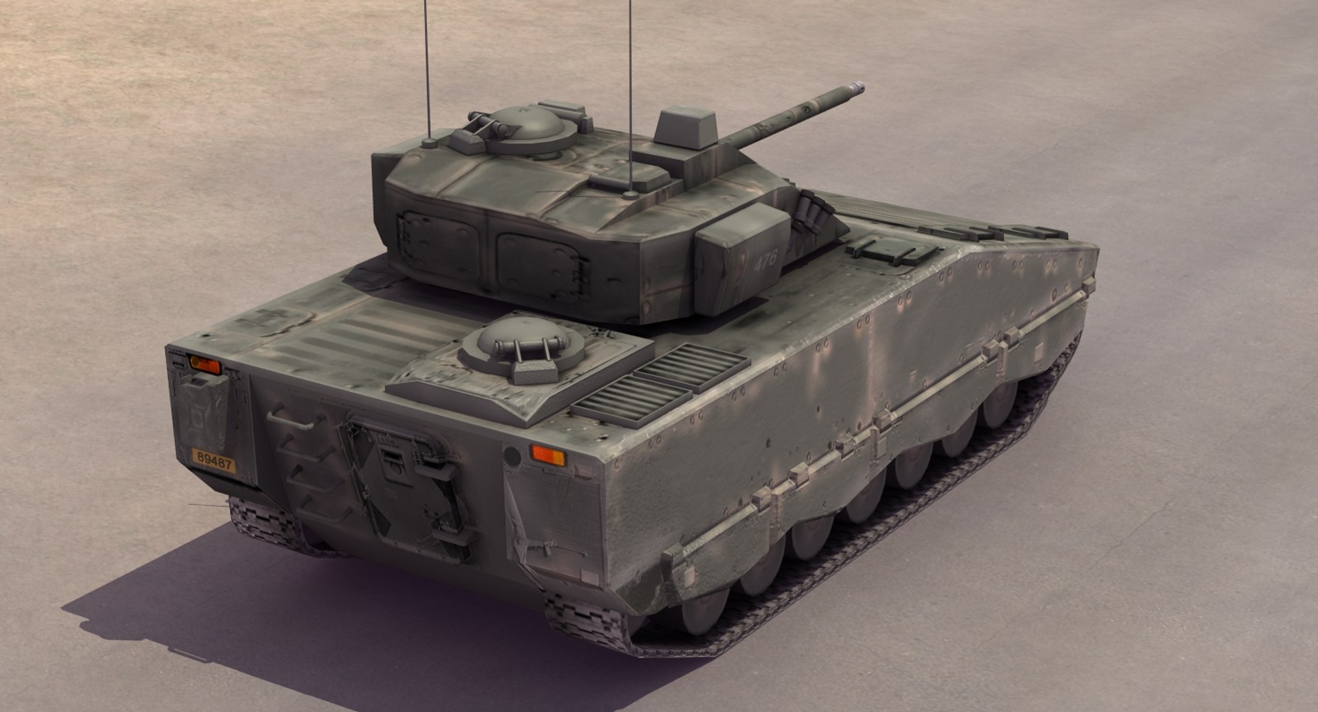 Cv90 Infantry Fighting Vehicle 3d Model
