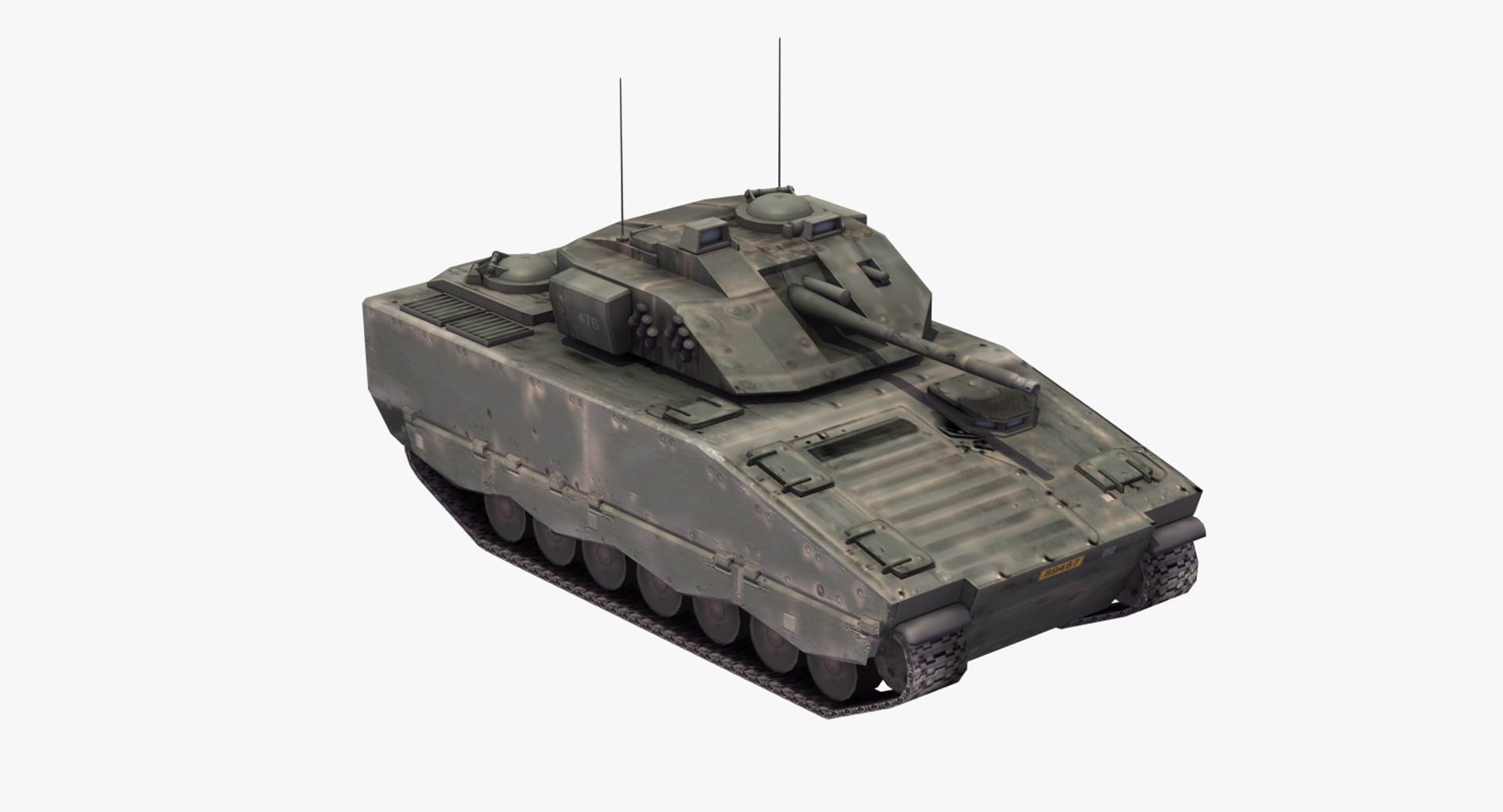 Cv90 Infantry Fighting Vehicle 3d Model