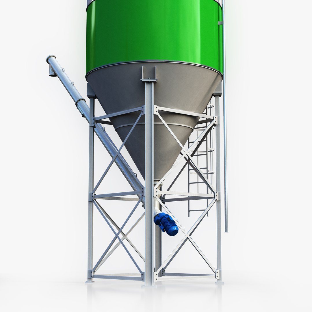 3d Obj Cement Conveyor