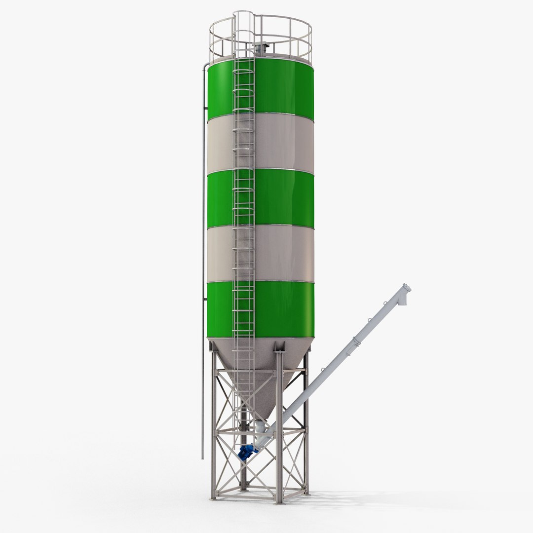 3d Obj Cement Conveyor