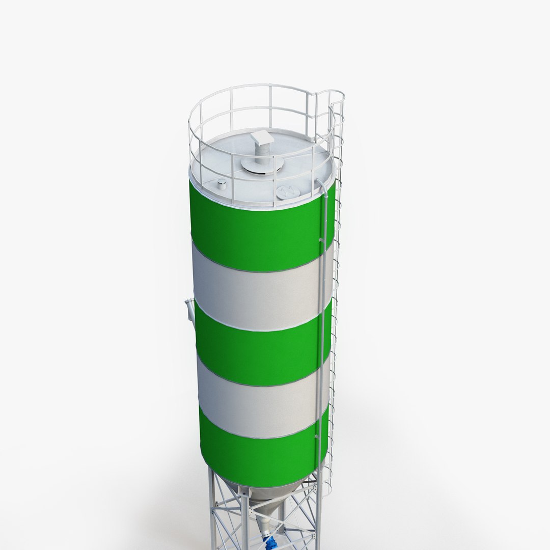 3d Obj Cement Conveyor