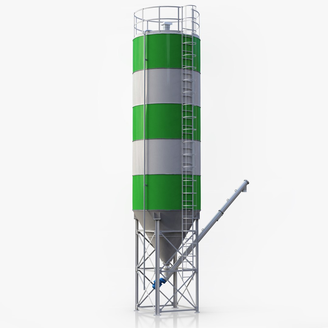 3d Obj Cement Conveyor