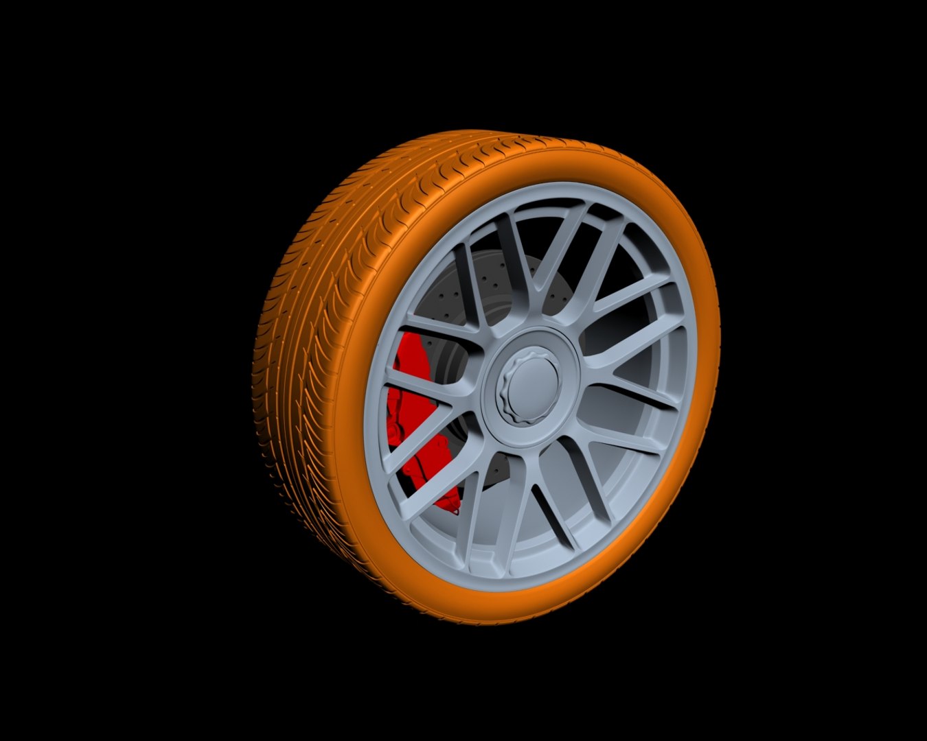 3d Model Wheel Assembly