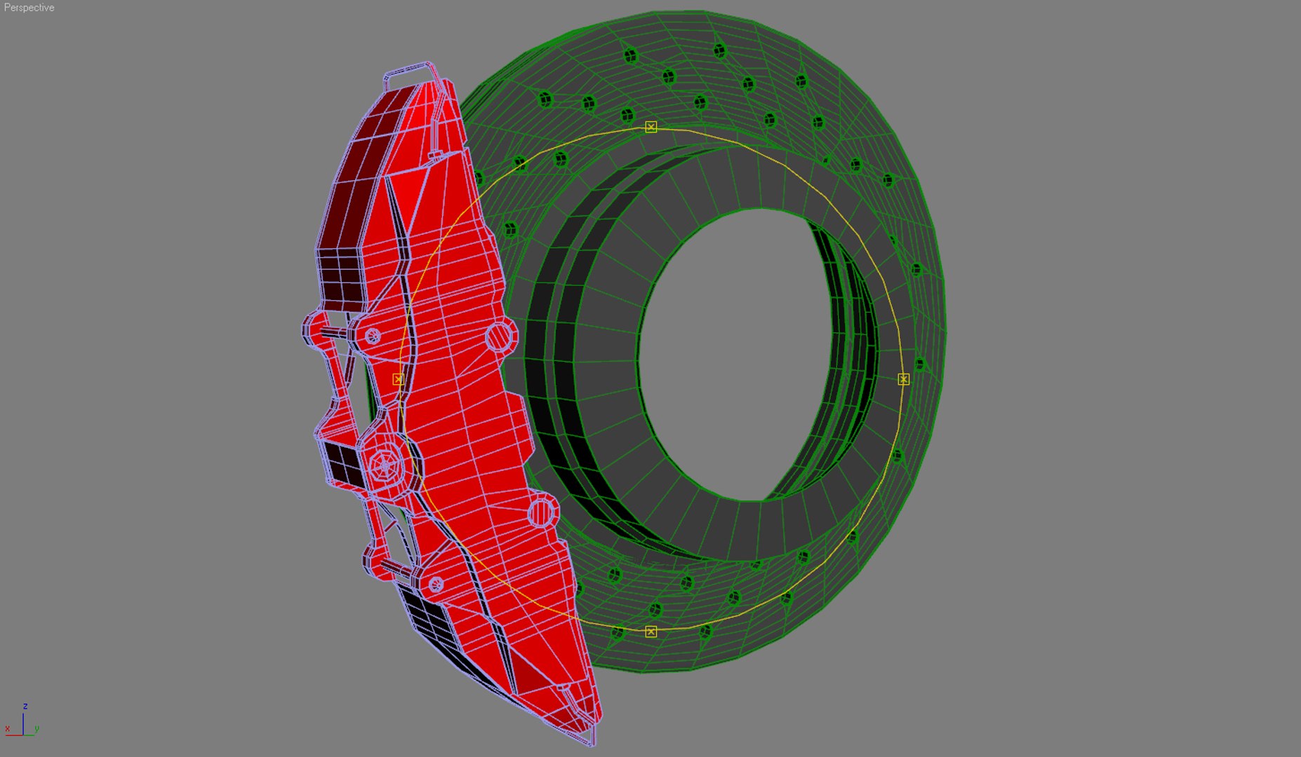 3d Model Wheel Assembly