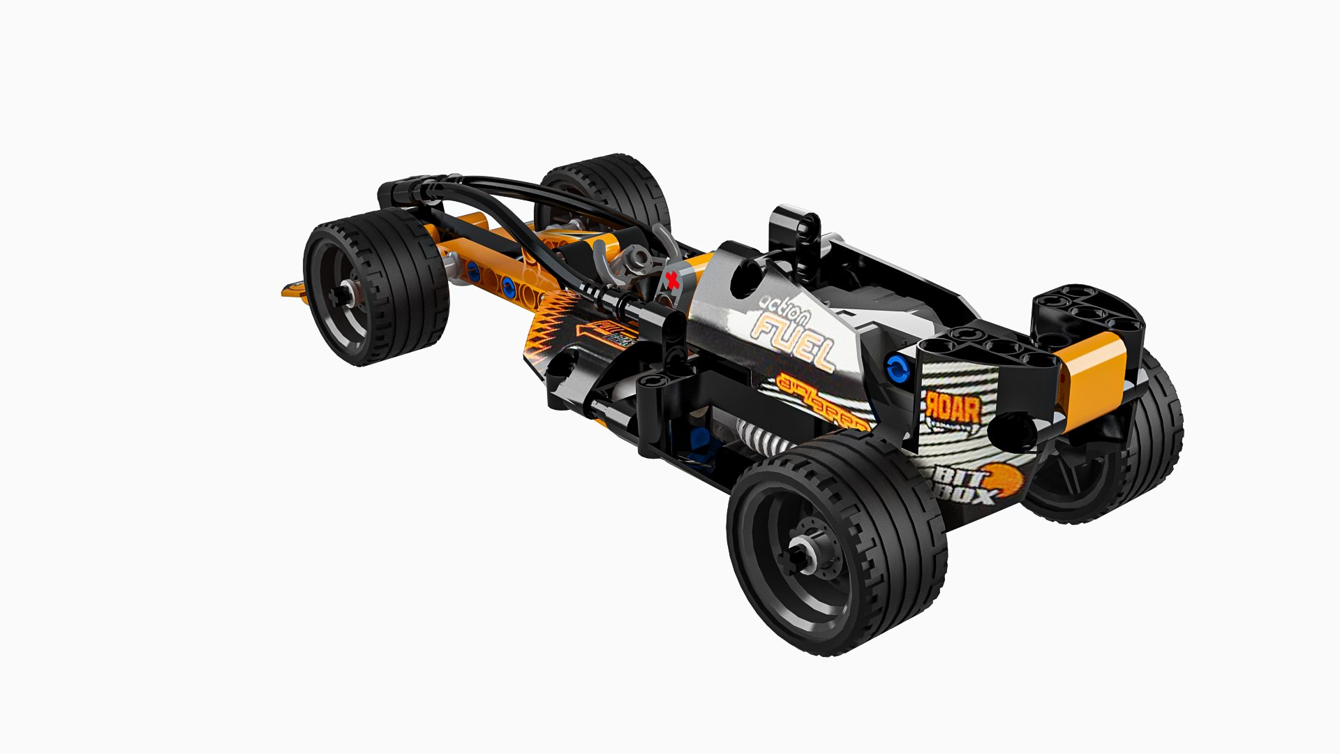 Lego Technic Black Champion Racer 3D Model - TurboSquid 1733515