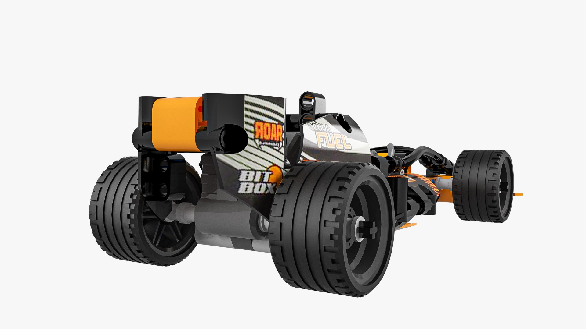 Lego Technic Black Champion Racer 3D Model - TurboSquid 1733515