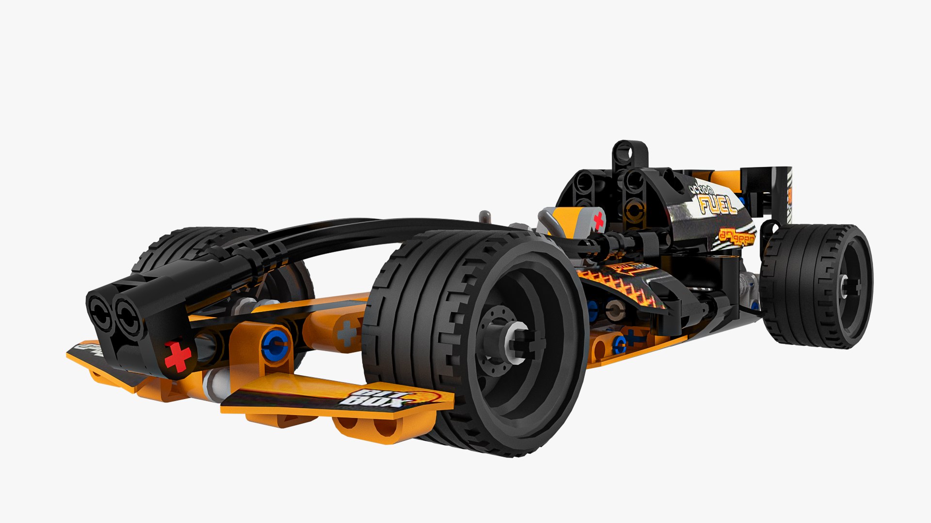 Lego Technic Black Champion Racer 3D Model - TurboSquid 1733515