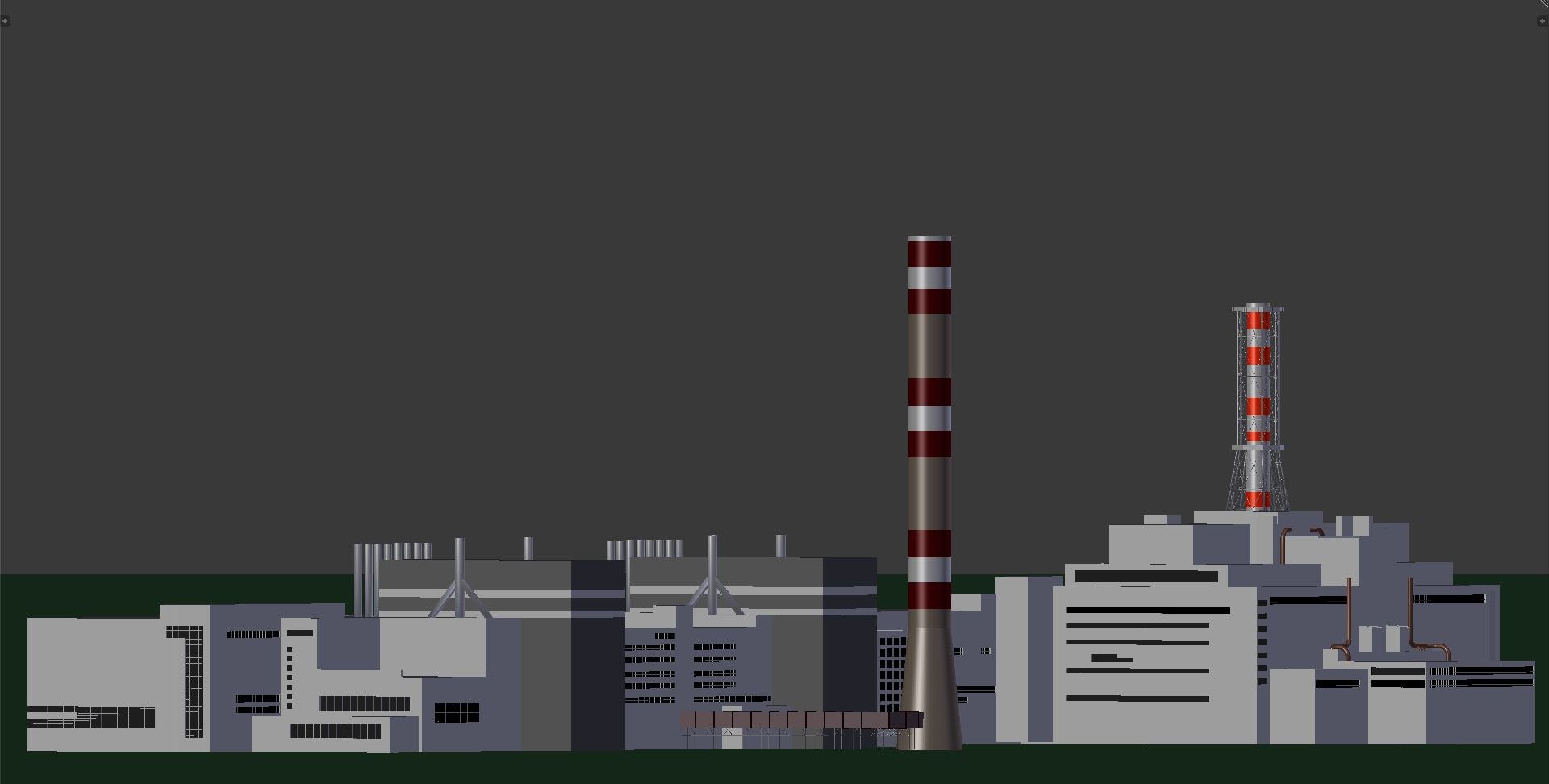 3D Chernobyl Nuclear Power Plant - TurboSquid 1611100