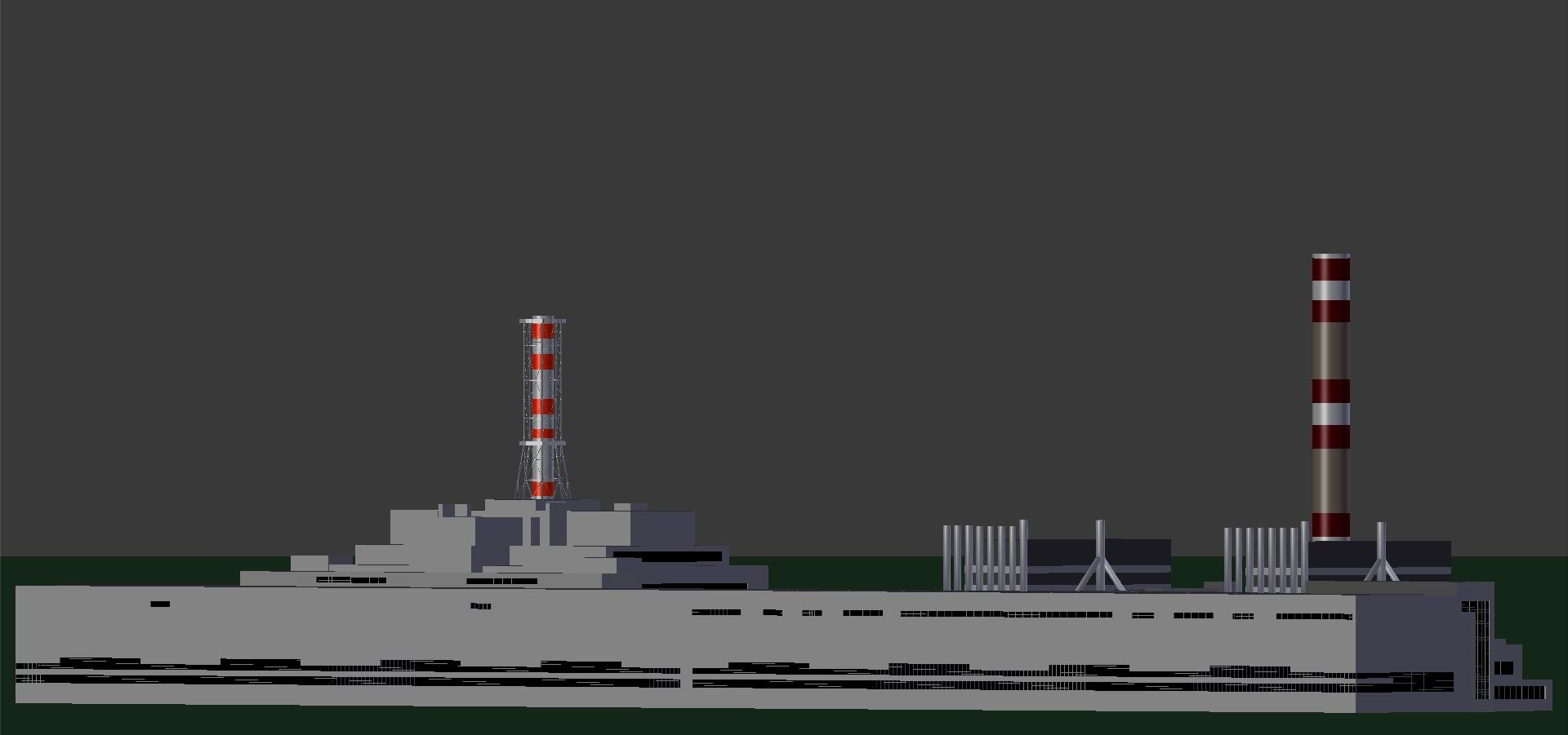 3D Chernobyl Nuclear Power Plant - TurboSquid 1611100