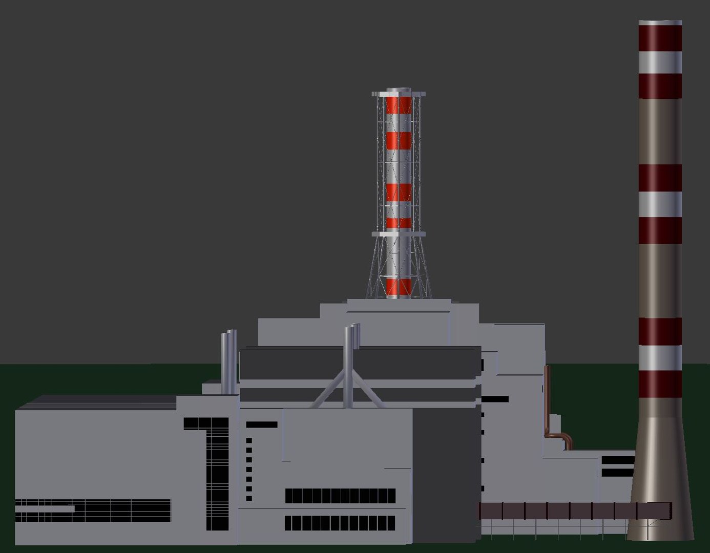 3D Chernobyl Nuclear Power Plant - TurboSquid 1611100