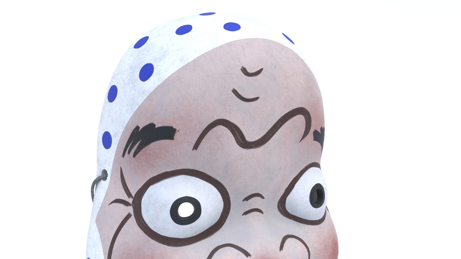 Japanese Mask Hyottoko 3D Model - TurboSquid 1809988