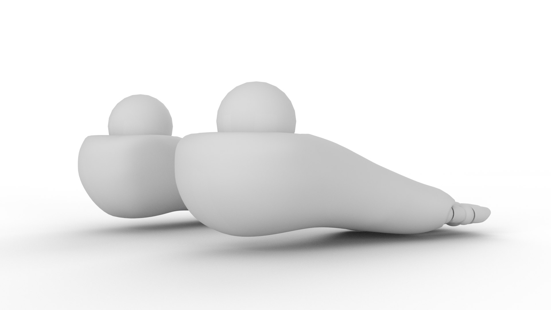 3D Mannequin Feet Model - TurboSquid 1912113