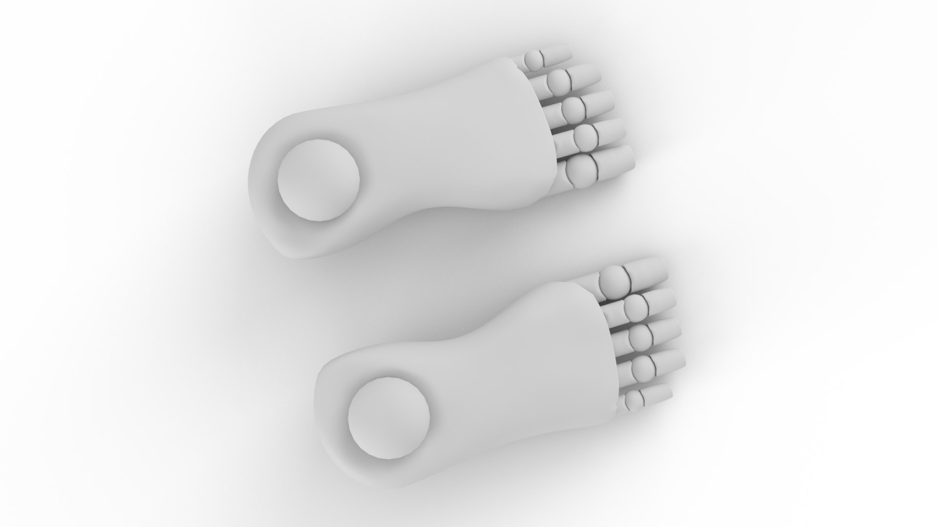 3D Mannequin Feet Model - TurboSquid 1912113