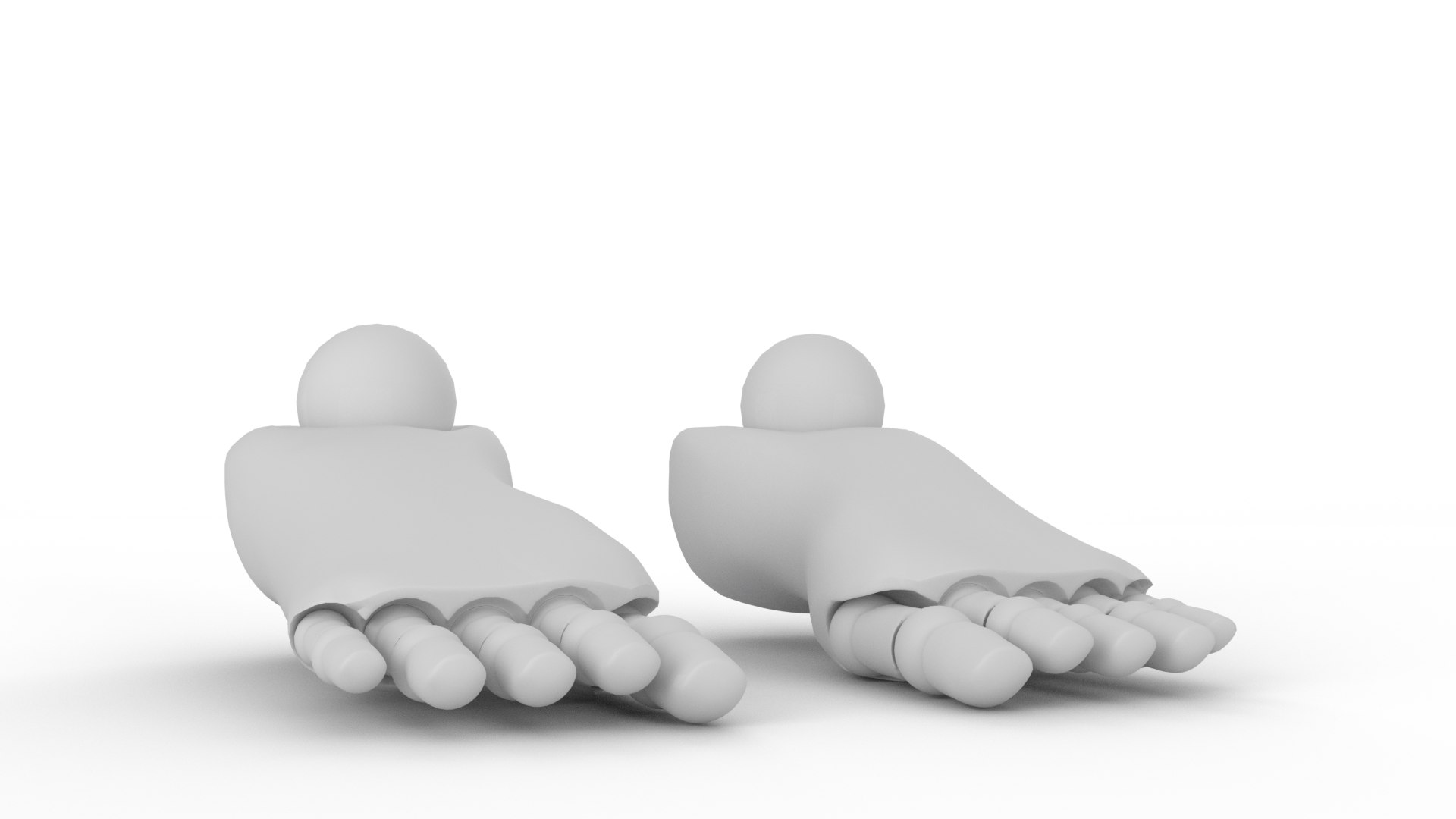 3D Mannequin Feet Model - TurboSquid 1912113