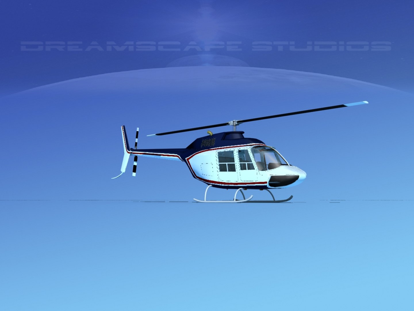 Rotor Bell 206 3D Model - TurboSquid 1218954