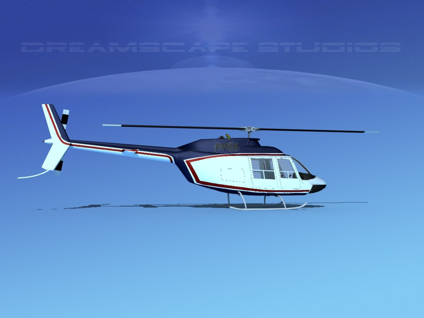 Rotor Bell 206 3D Model - TurboSquid 1218954