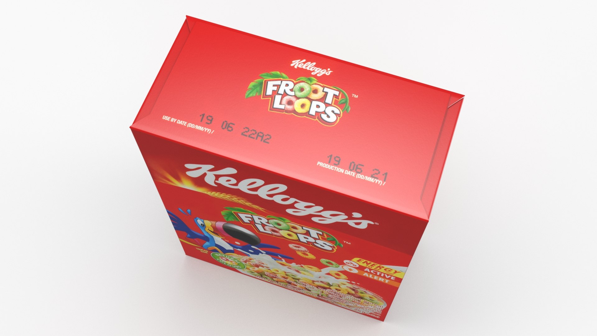 Kelloggs Froot Loops 25g model - TurboSquid 1771420