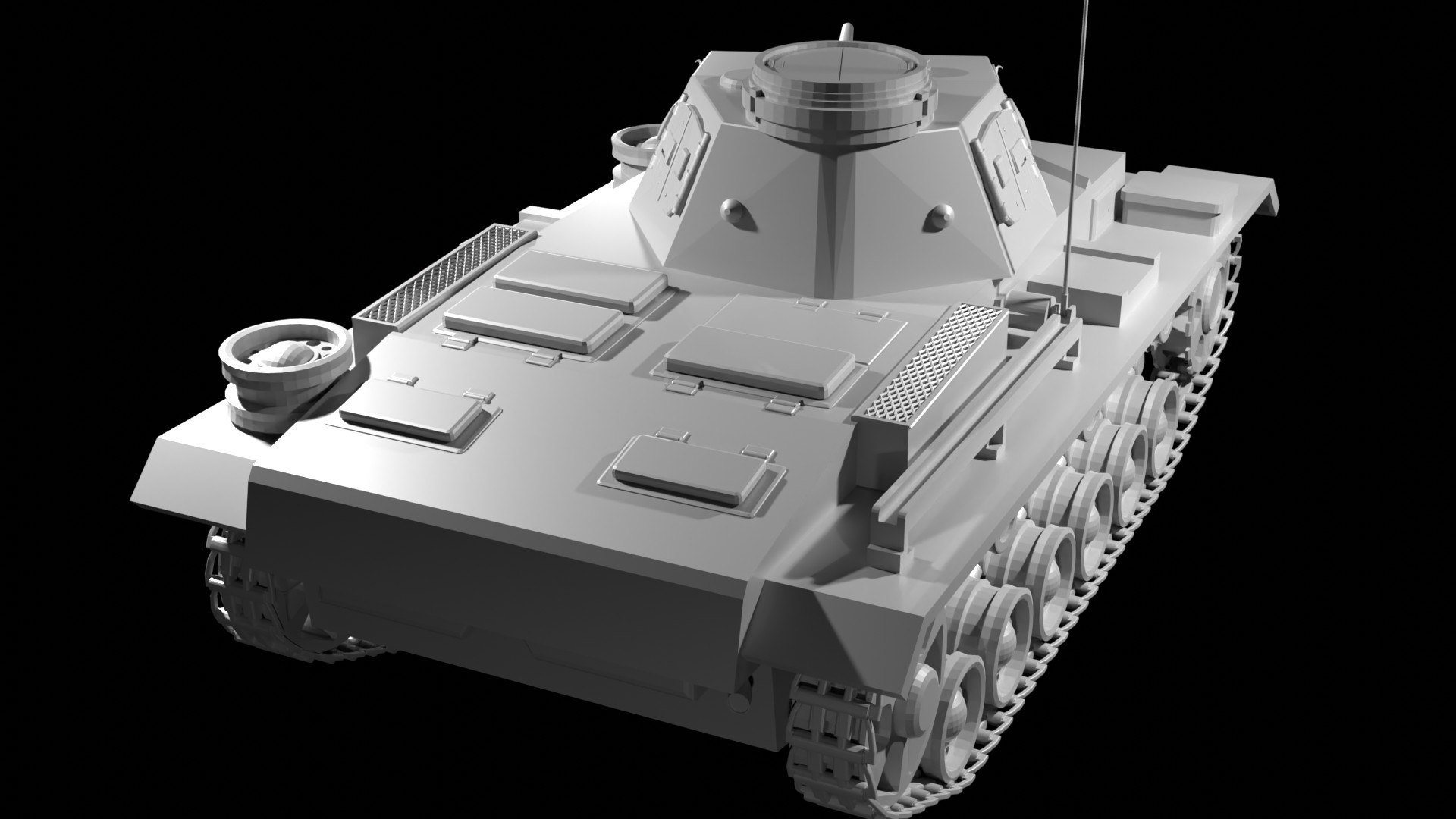 Panzer III 3D - TurboSquid 1738522