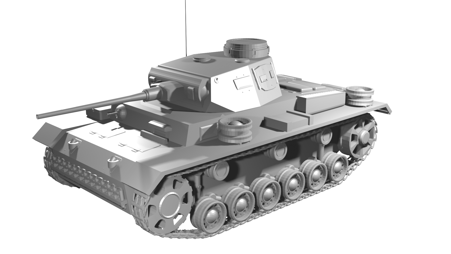Panzer III 3D - TurboSquid 1738522