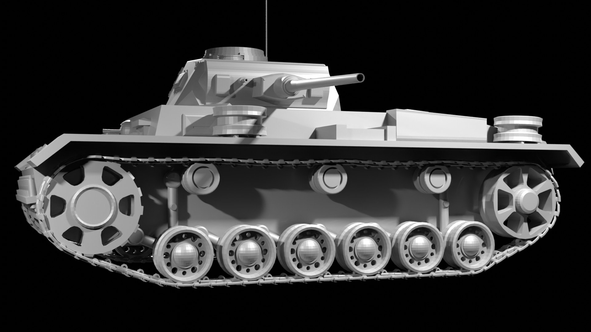 Panzer III 3D - TurboSquid 1738522