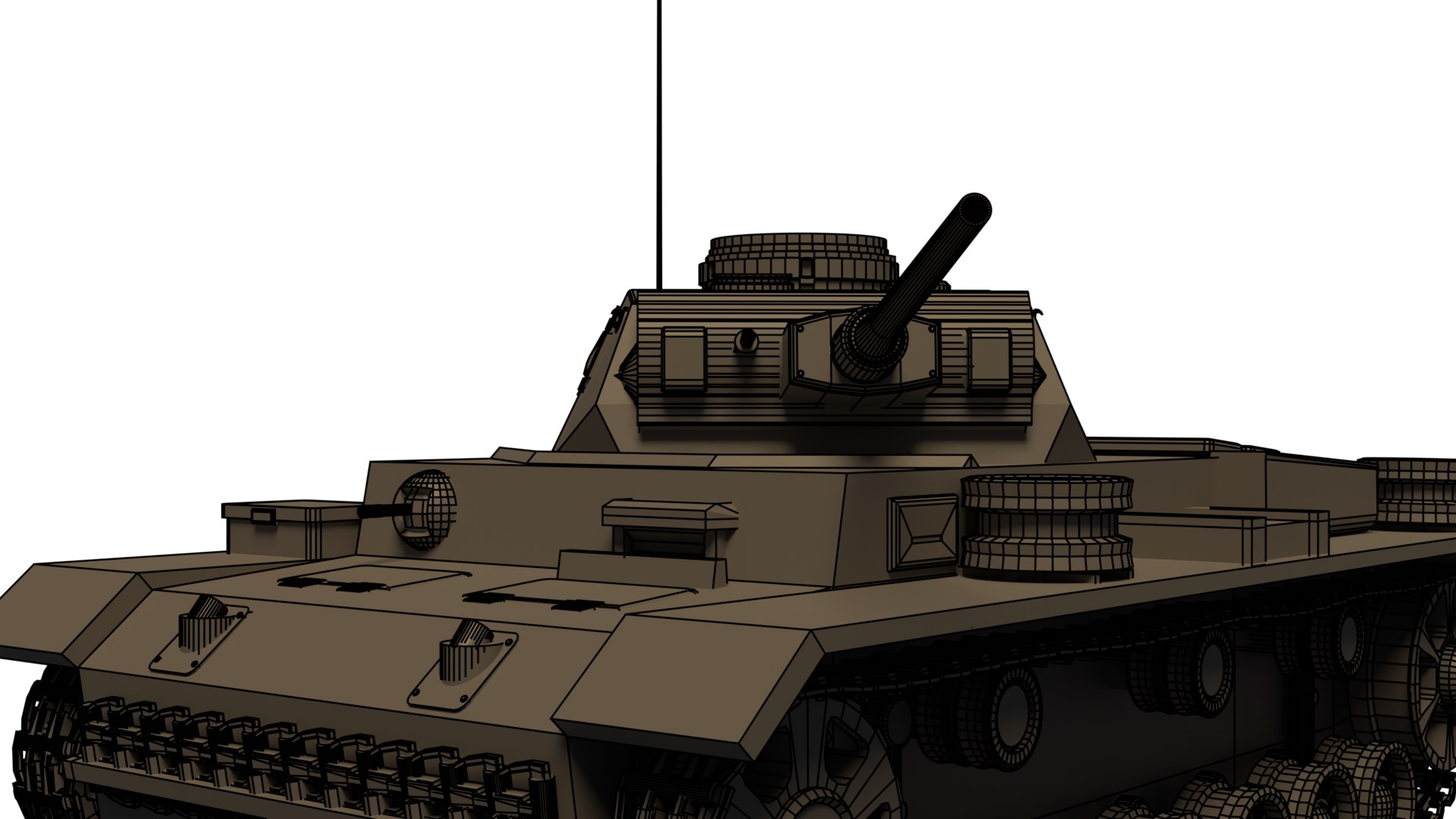 Panzer III 3D - TurboSquid 1738522