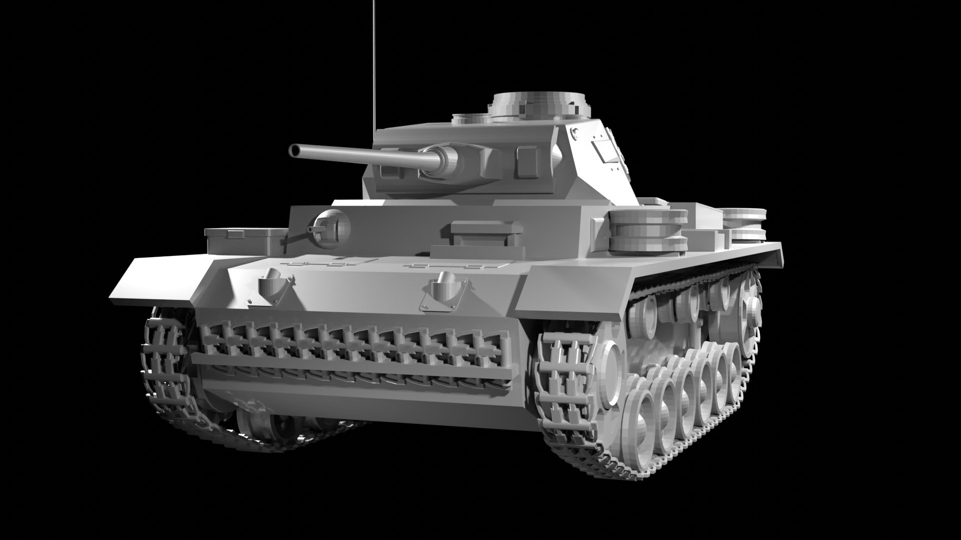 Panzer III 3D - TurboSquid 1738522