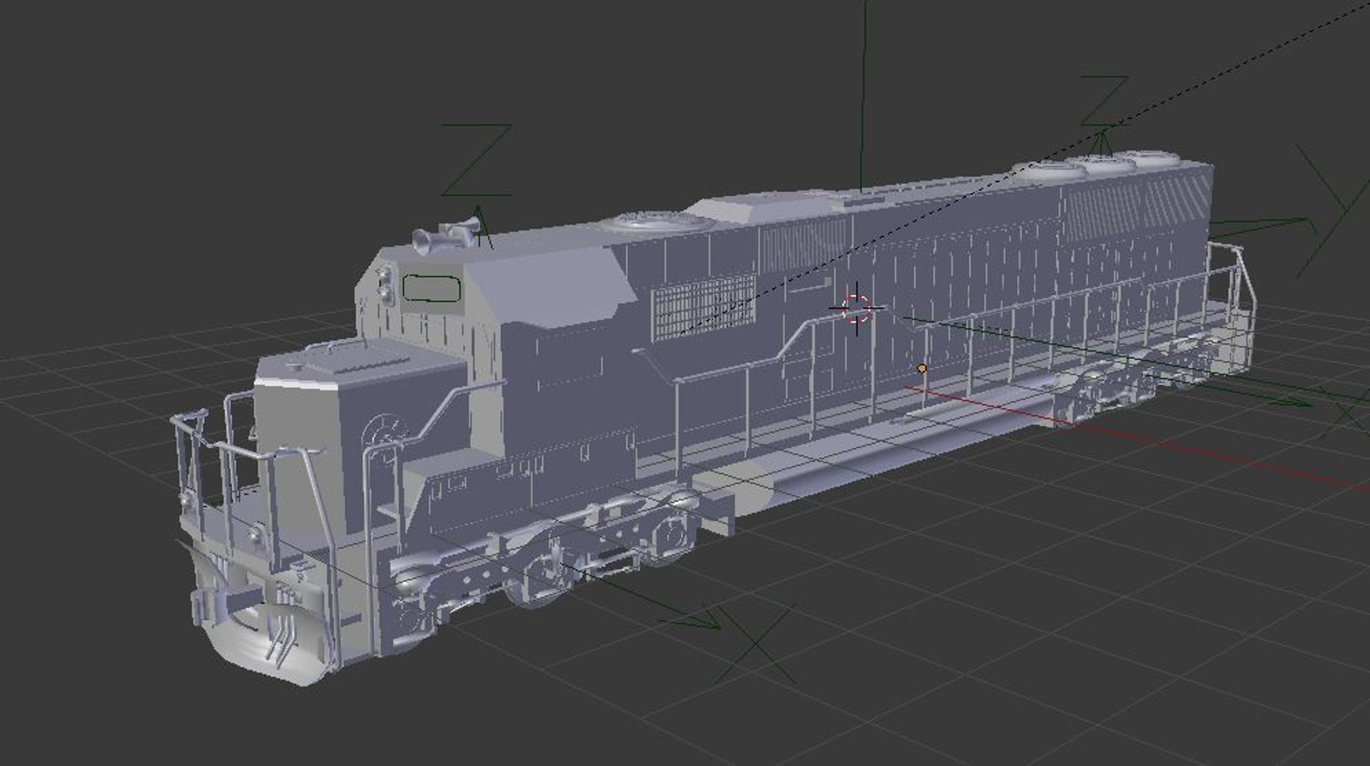 3D Conrail Sd60 Locomotive - TurboSquid 1271981