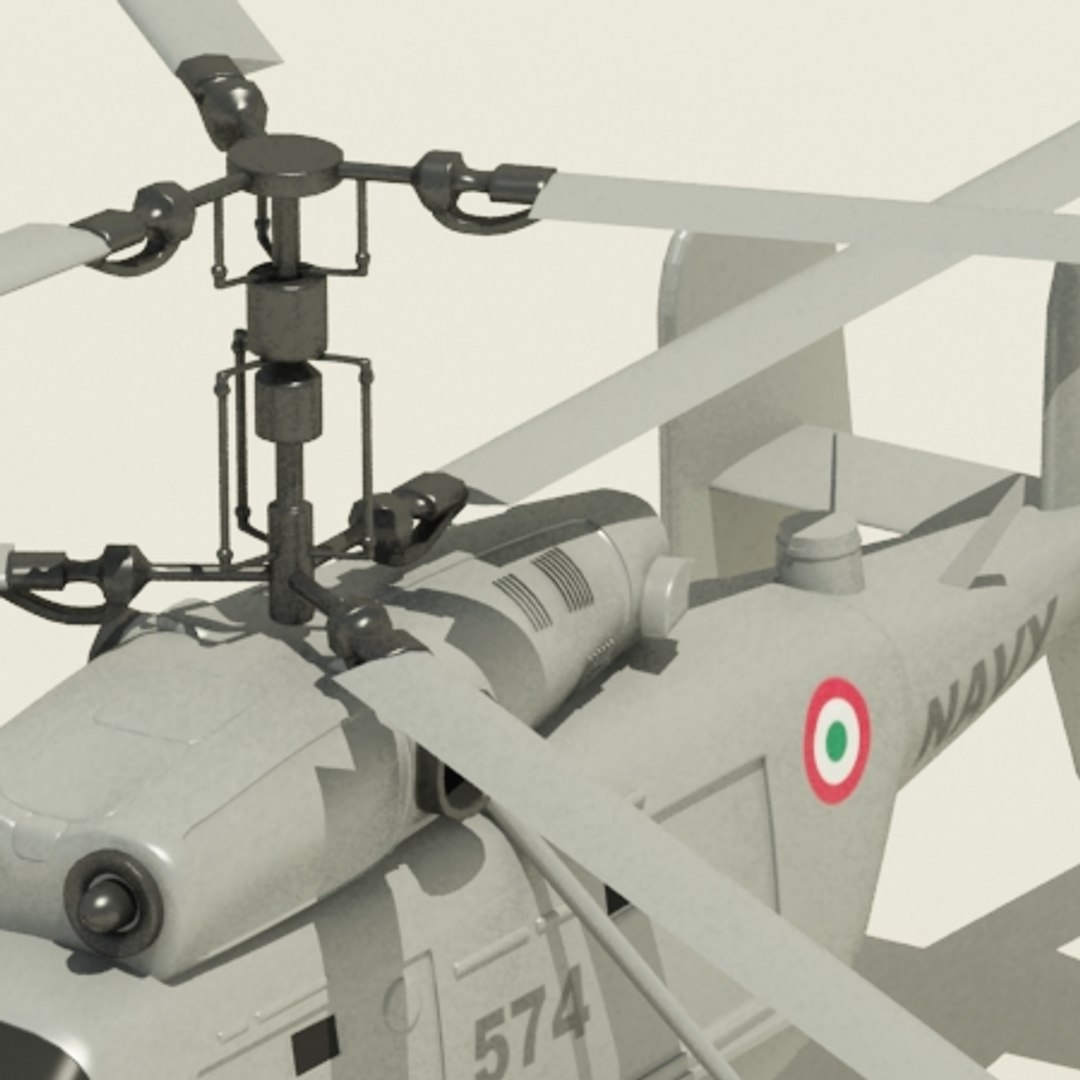 3d Model Ka25a Helicopter
