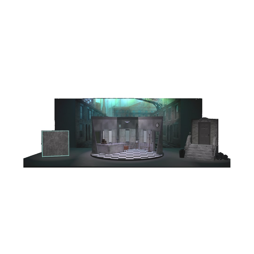 Little Shop Of Horrors Scenic Design 3D Model - TurboSquid 2053508