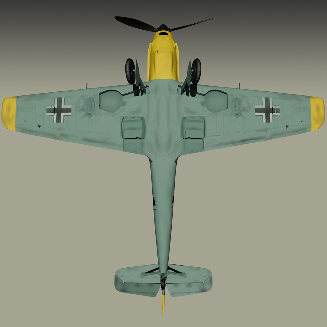 3d Max World War Messerschmitt Me109e