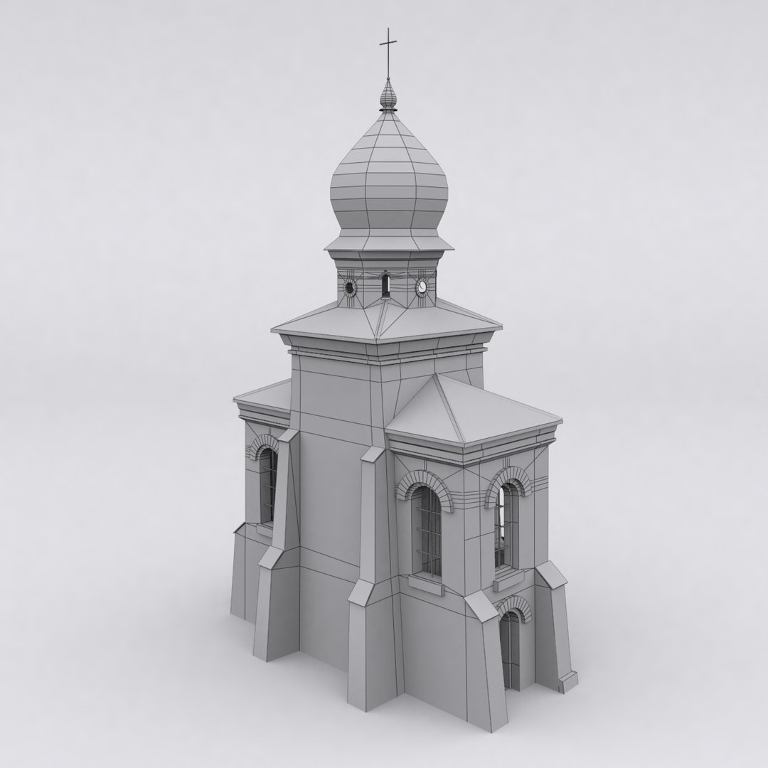 Catholic Church Model - TurboSquid 1456853