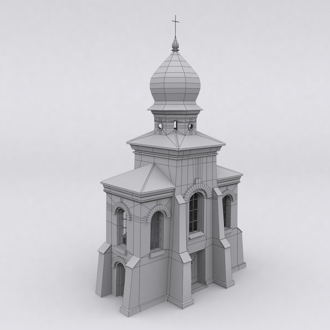 Catholic Church Model - TurboSquid 1456853