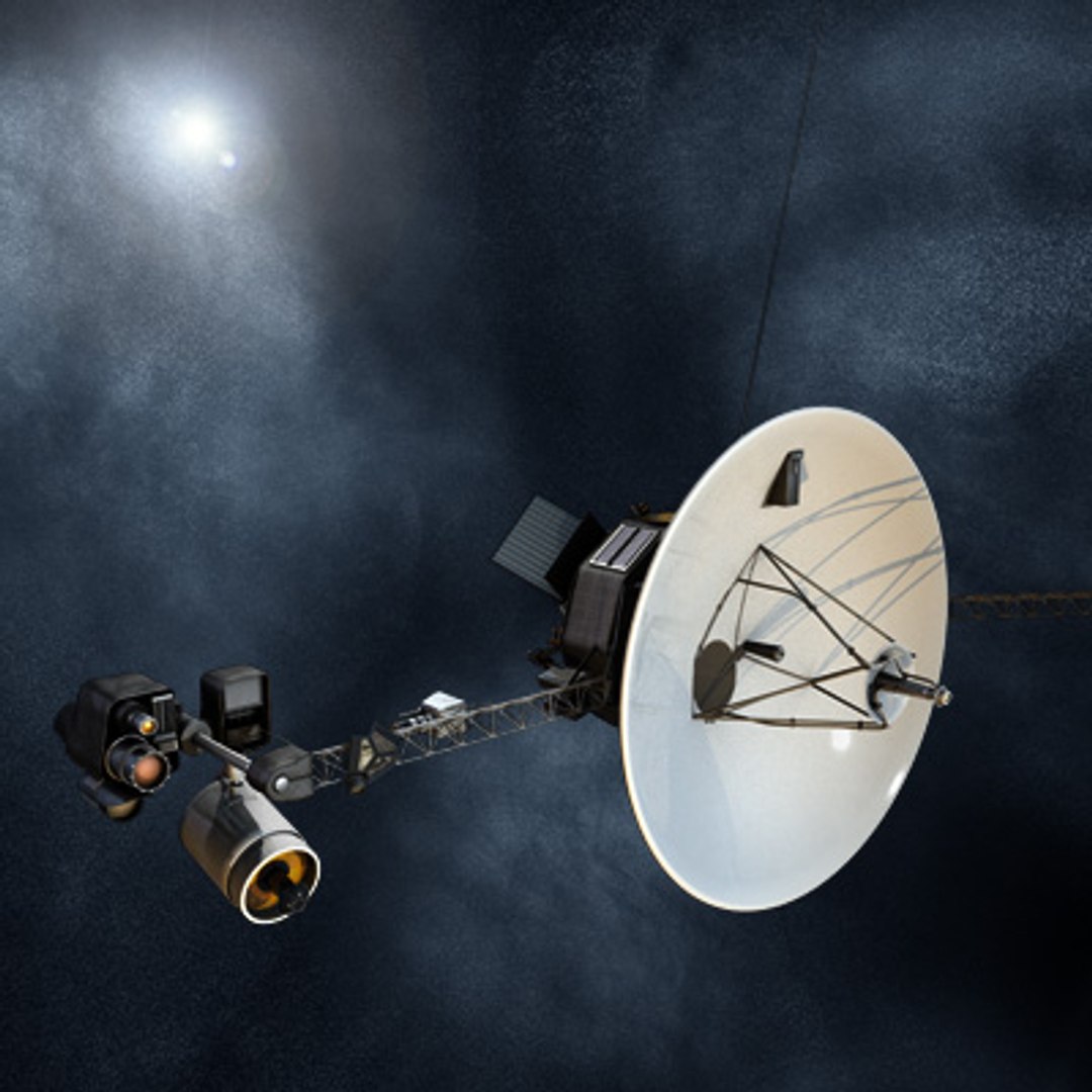 voyager satellite 3d model