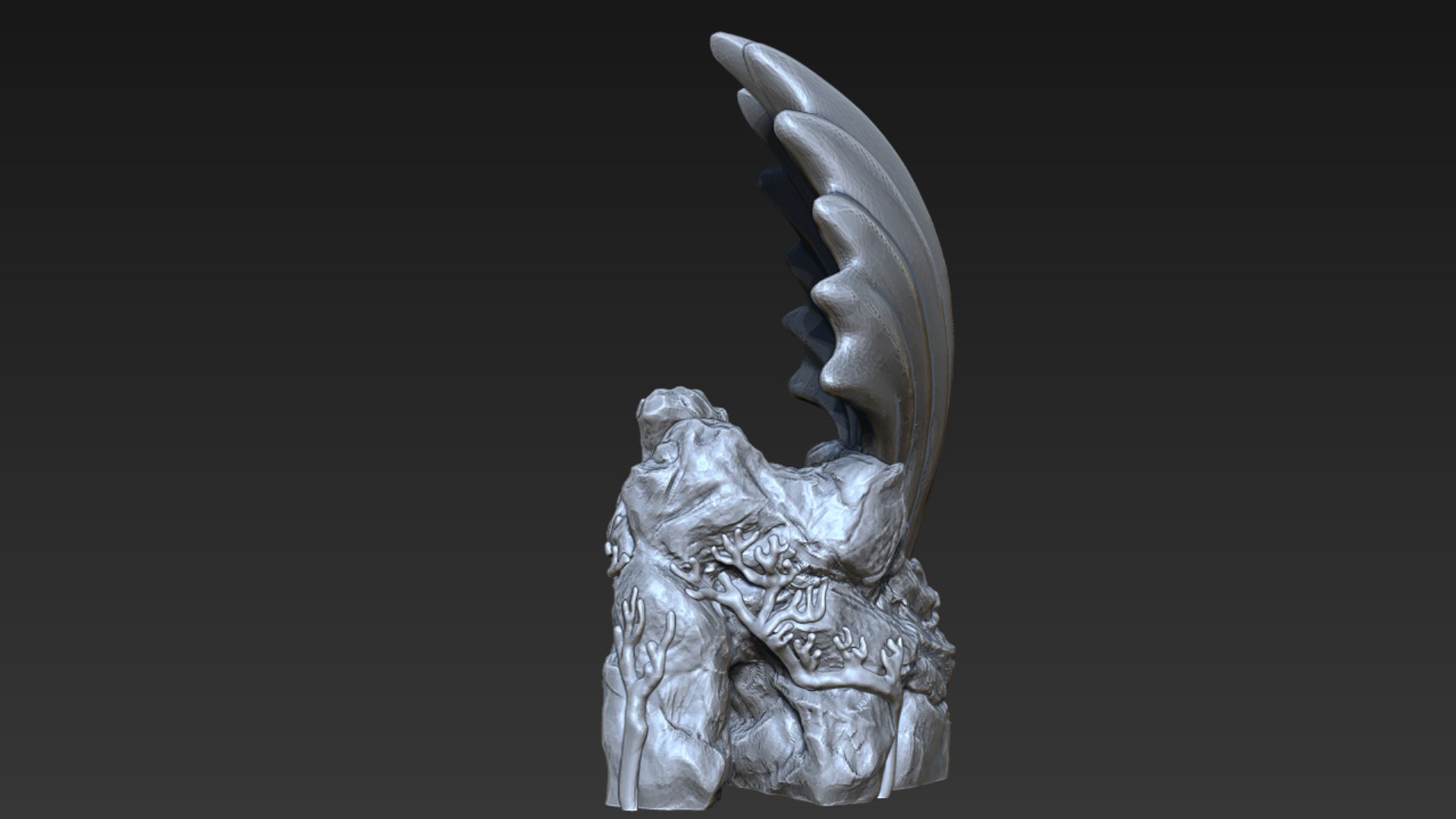 Seashell Throne 3D Model - TurboSquid 2213235