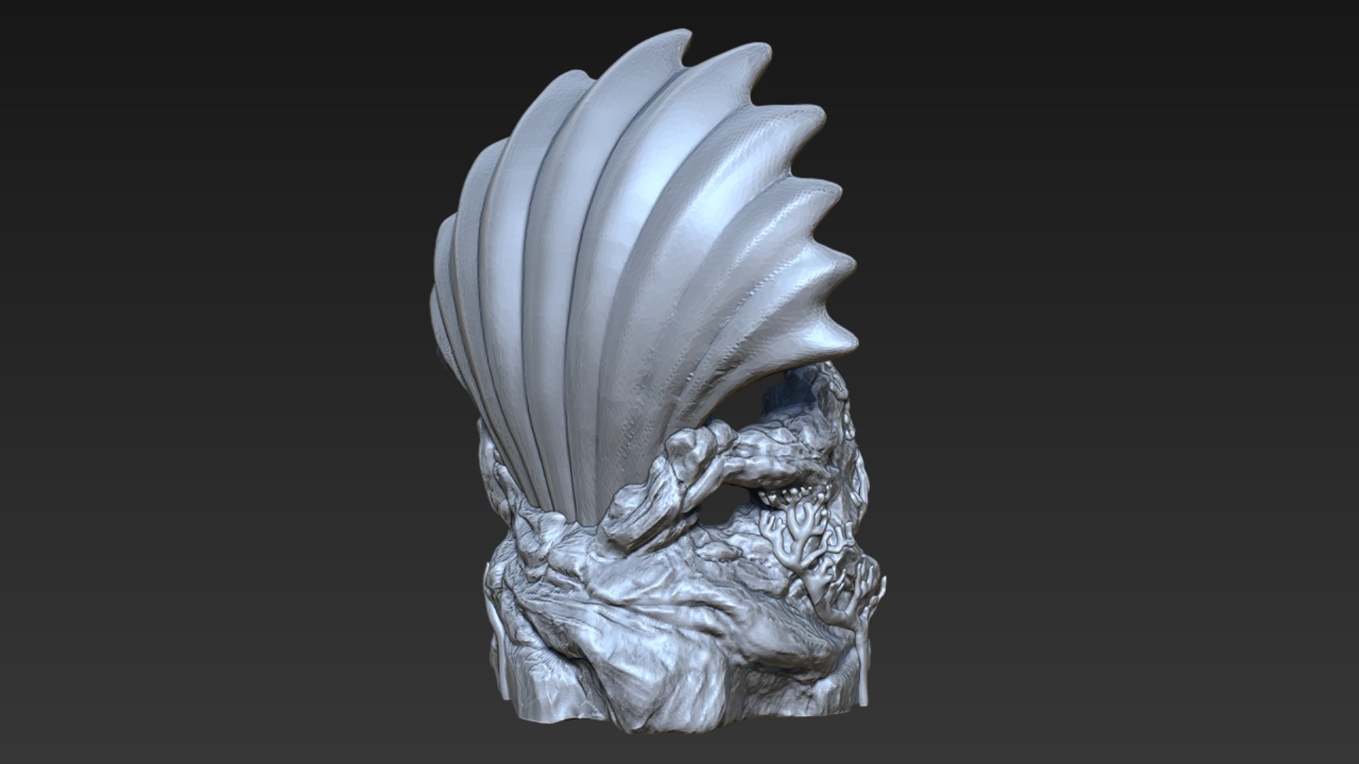 Seashell Throne 3D Model - TurboSquid 2213235
