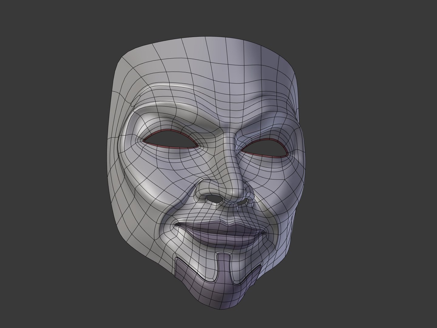 Anonymous Mask 3D Model - TurboSquid 1312004