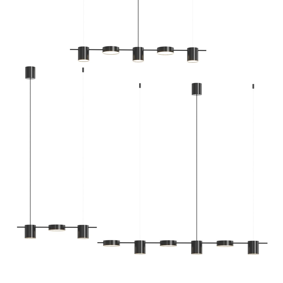 Counterpoint LED Linear Chandelier Model - TurboSquid 2095752