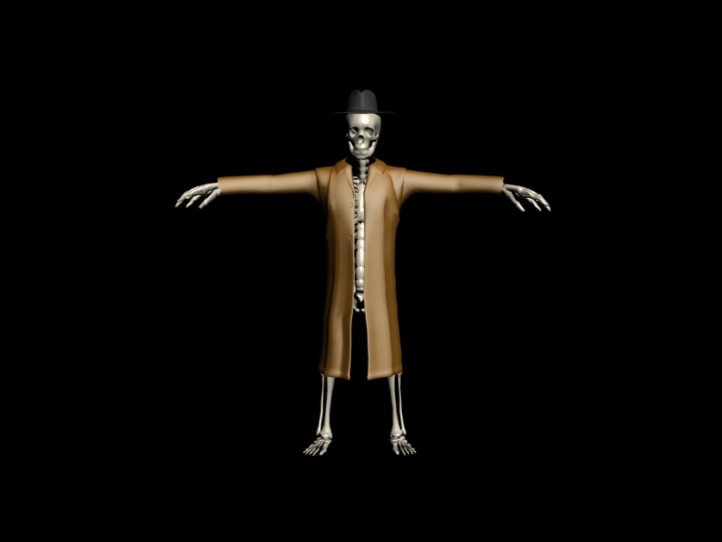 3d Model Mafia Skeleton