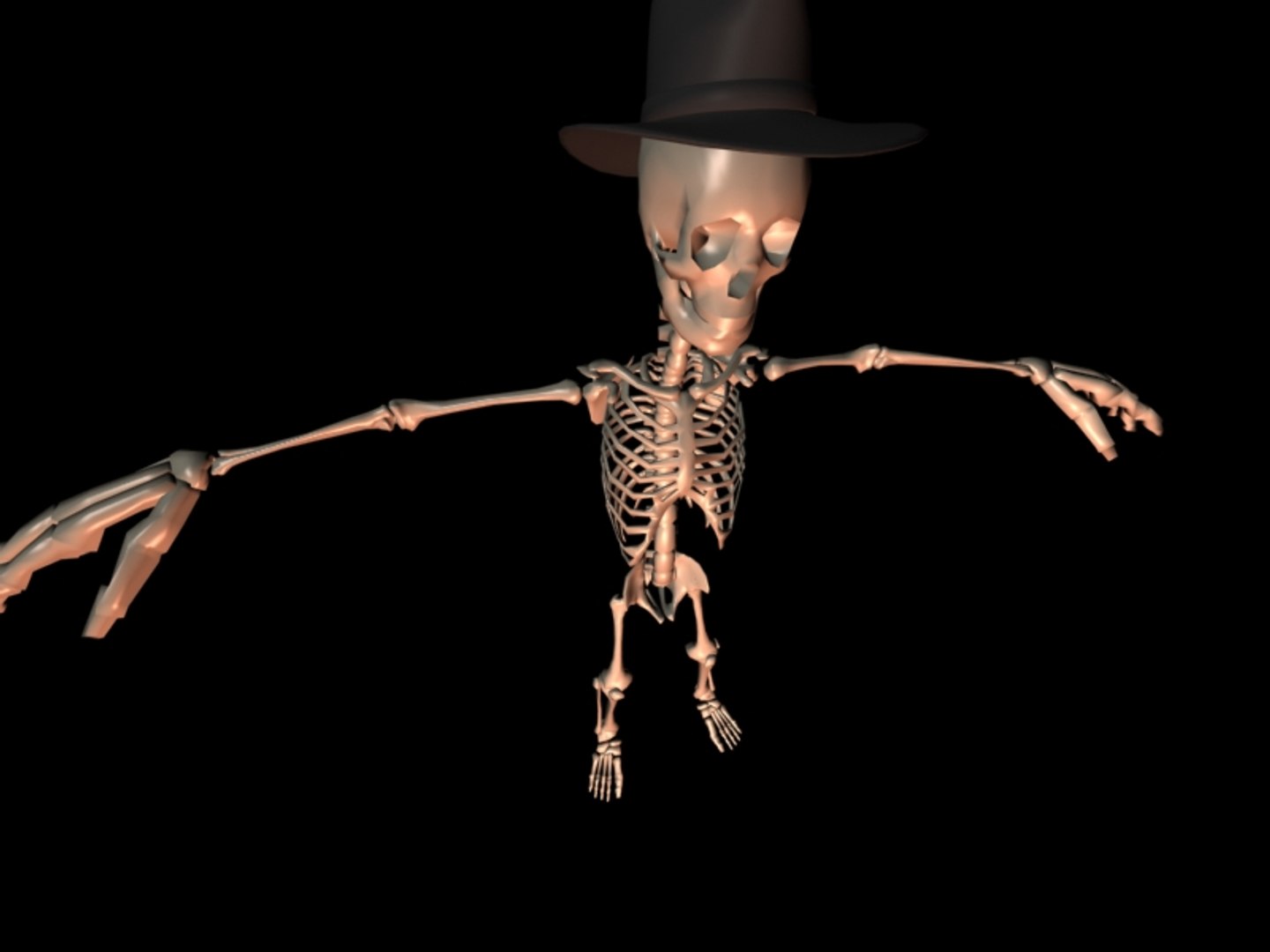 3d Model Mafia Skeleton