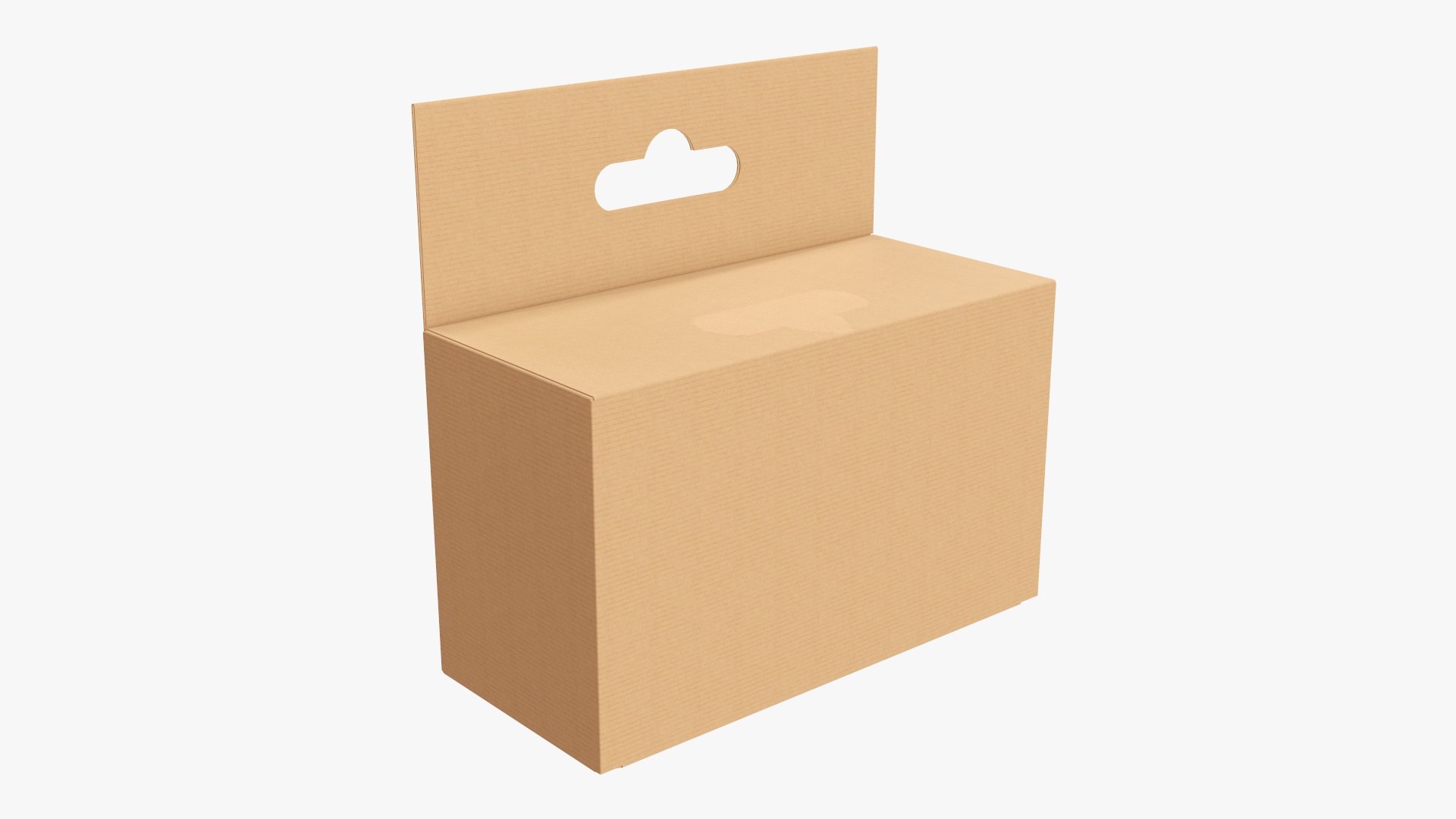 Hang Cardboard Box 3D Model - TurboSquid 1607037