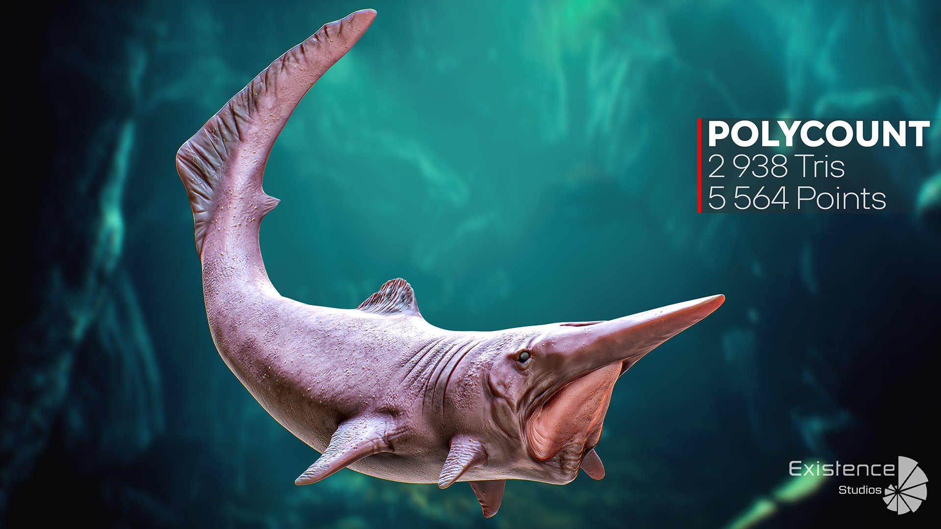The Shark Goblin - Low Poly Fish - Ocean Predator - Fish 3d Model Art ...