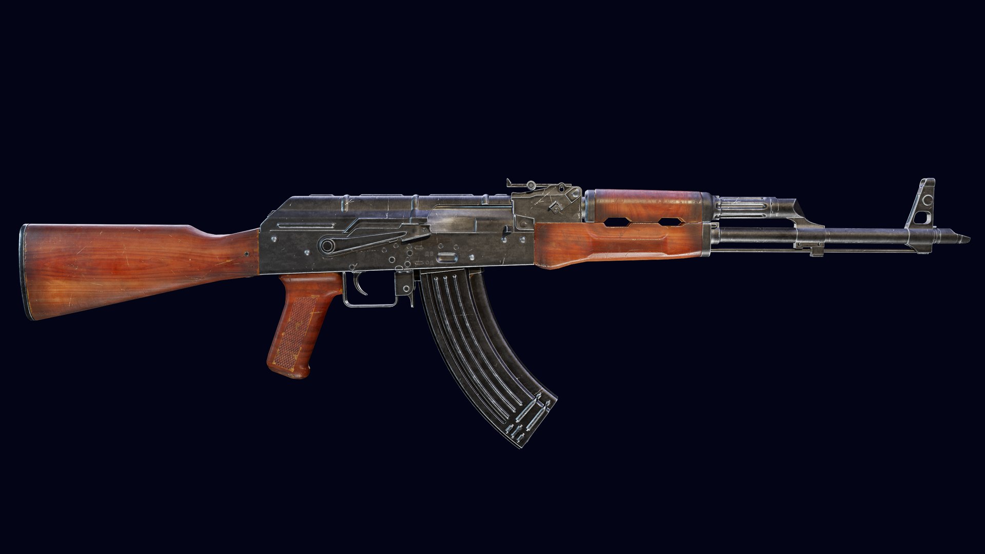 Assault Rifle AKM 3D - TurboSquid 2147600
