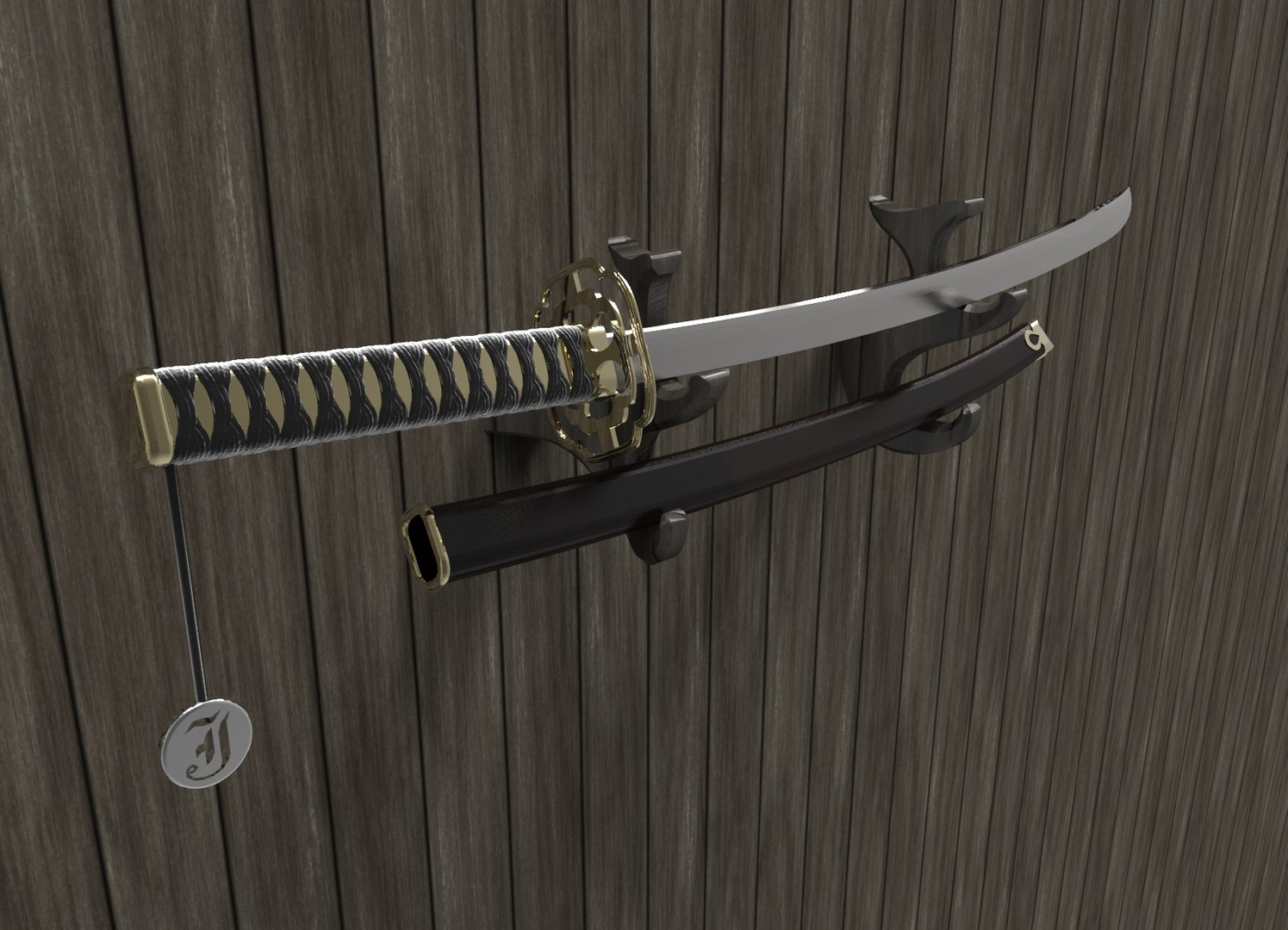 3d Katana Samurai Sword