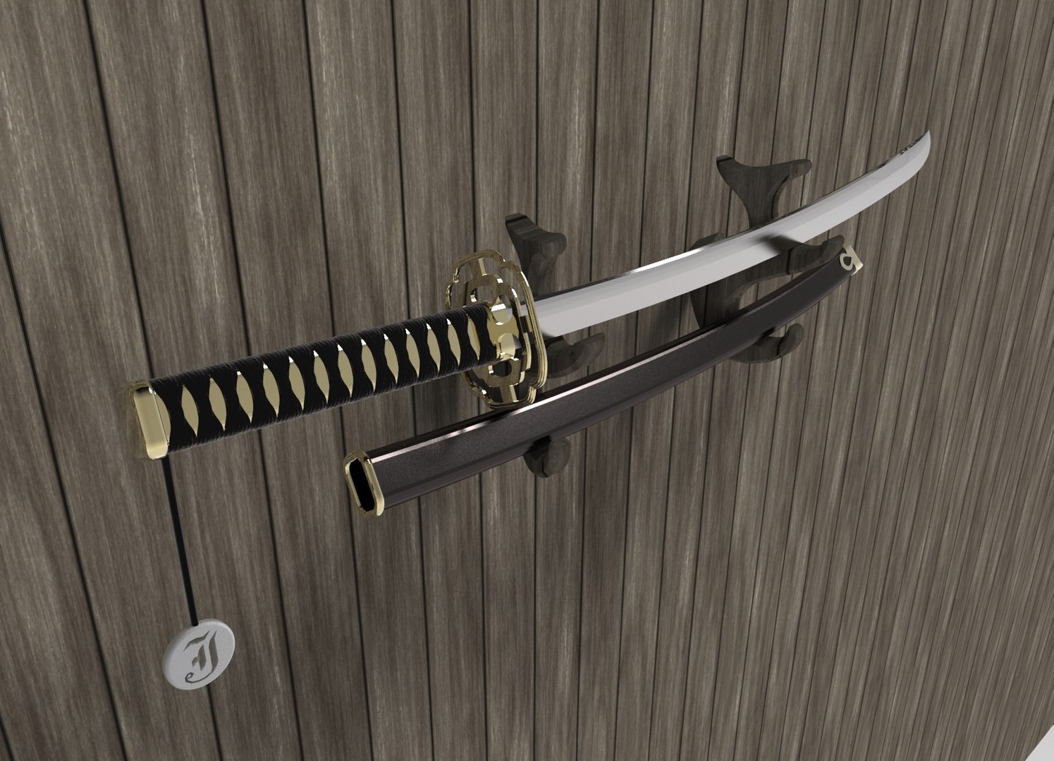 3d Katana Samurai Sword
