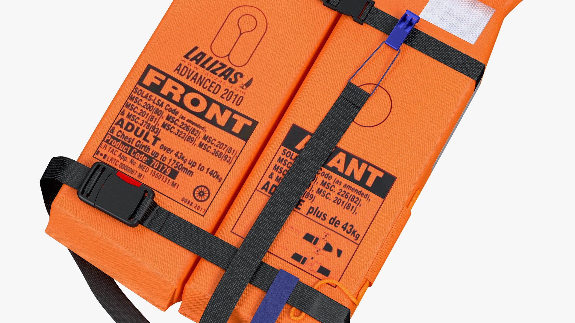 Advanced Folding Life Jacket Model - TurboSquid 1506724