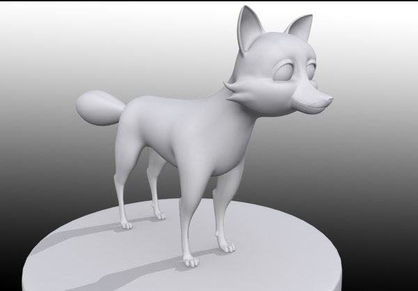 modelo 3d personaje de zorro - TurboSquid 1374325