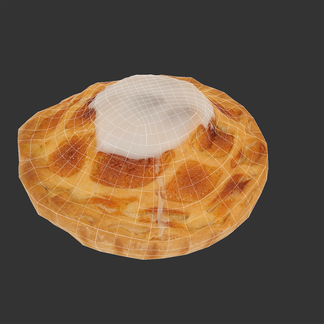 3d Model 6 Pastry Coffeecakes