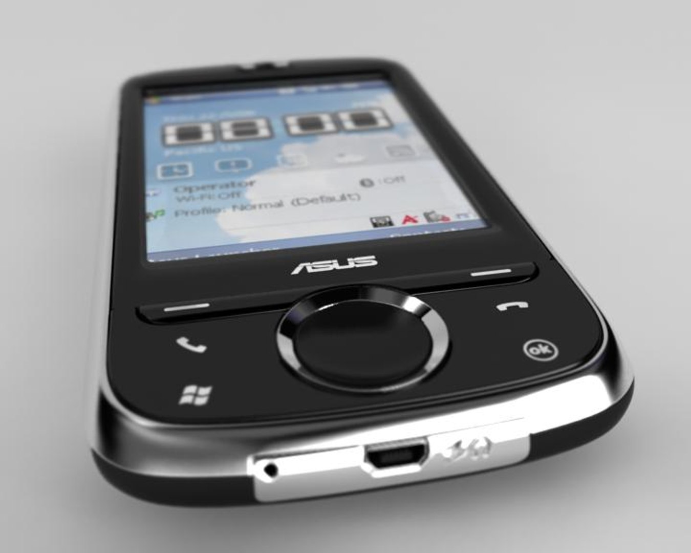 asus p320 pda 3d model