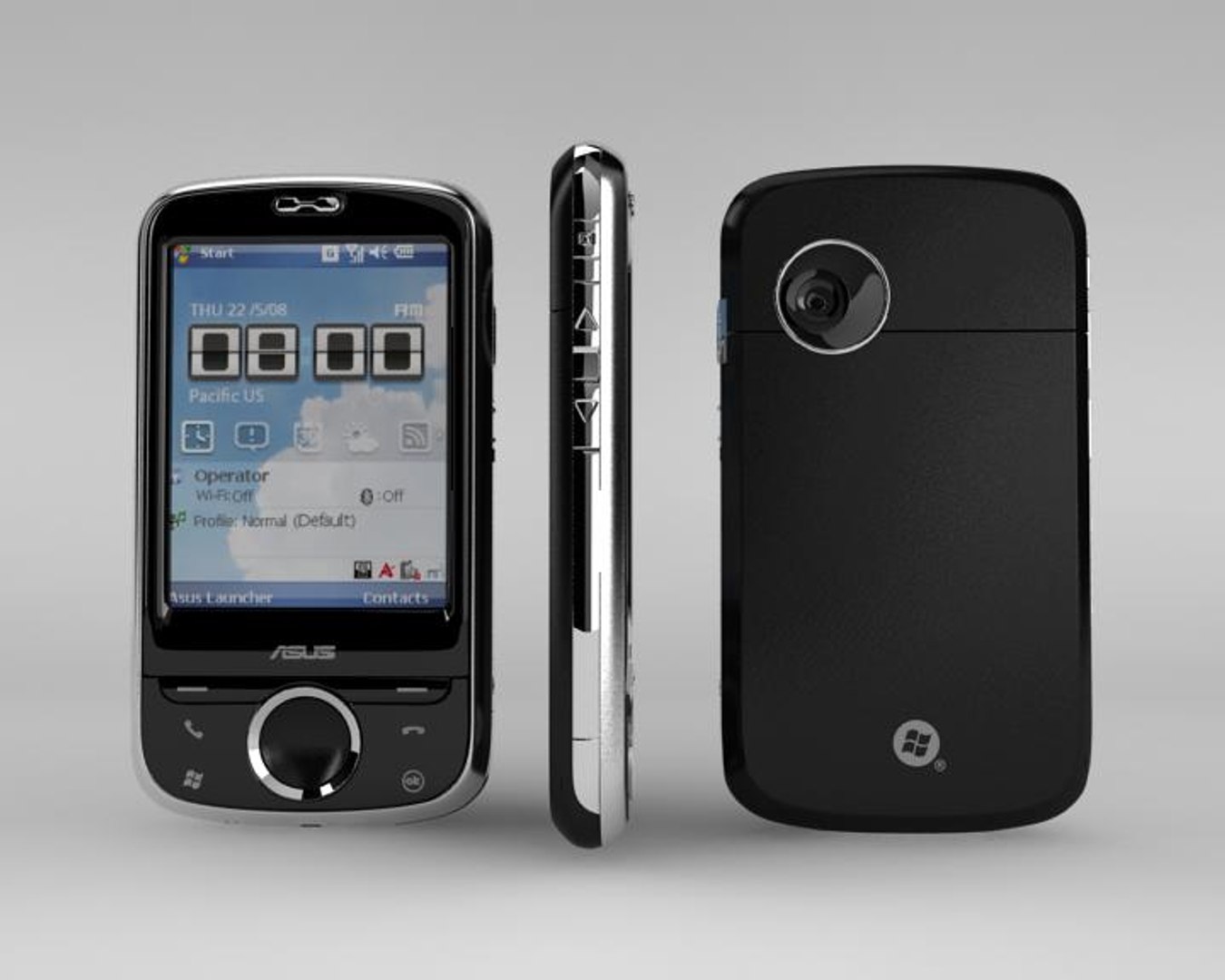 asus p320 pda 3d model