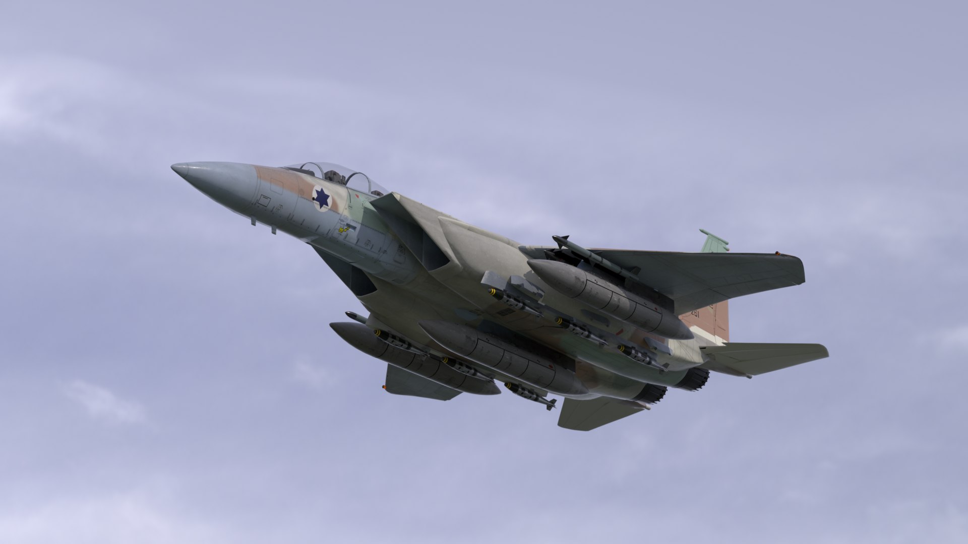 3D Model McDonnell Douglas F-15I Eagle Raam - TurboSquid 2294952